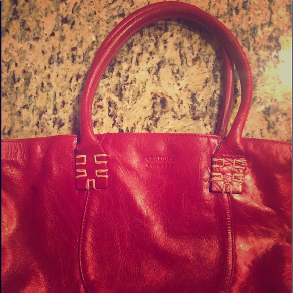 Claudia Firenze | Bags | Red Claudia Firenze Purse | Poshmark